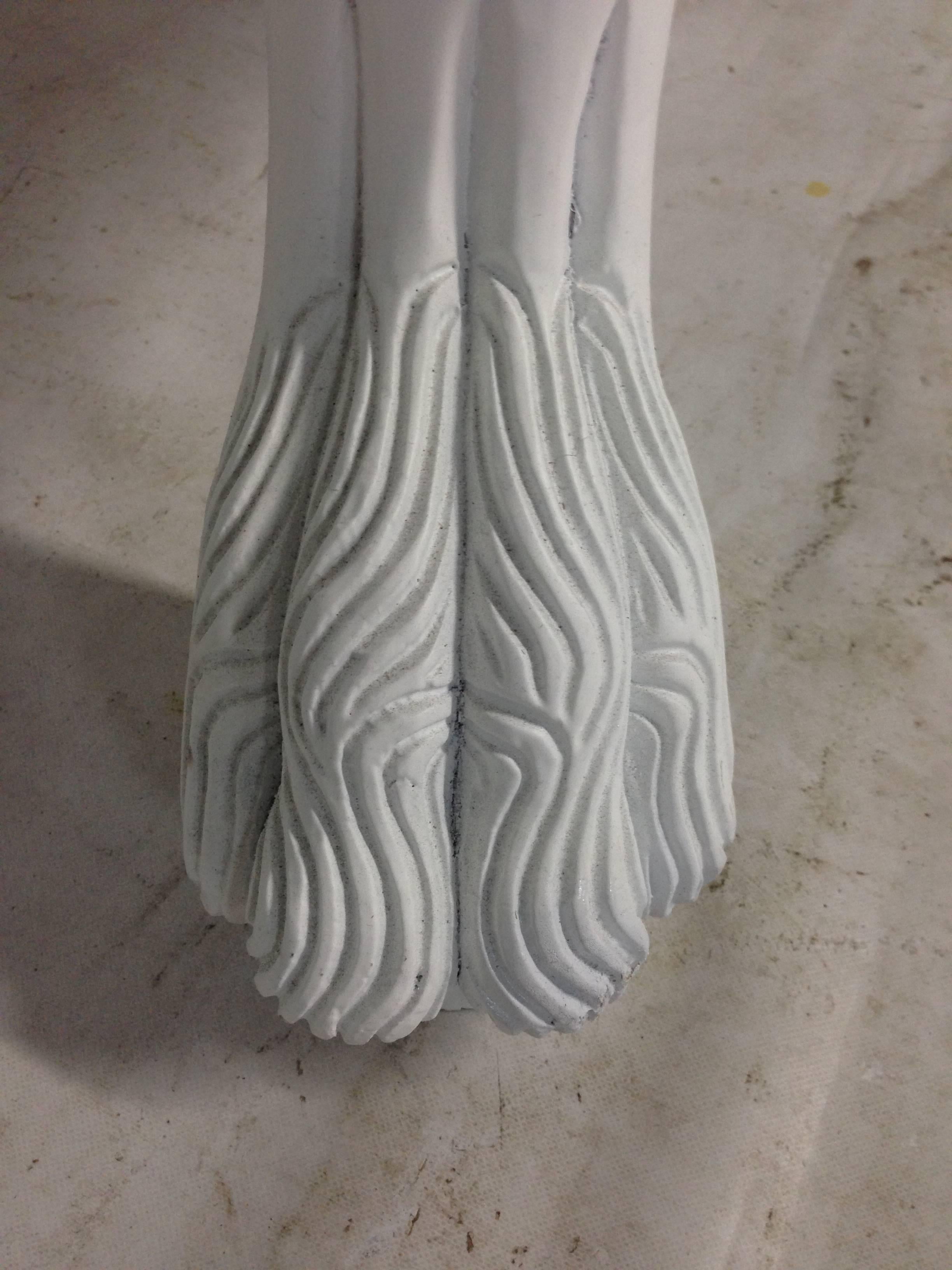 Vintage Carved and Painted Lions Head Three-Leg Table at 1stDibs | lion ...