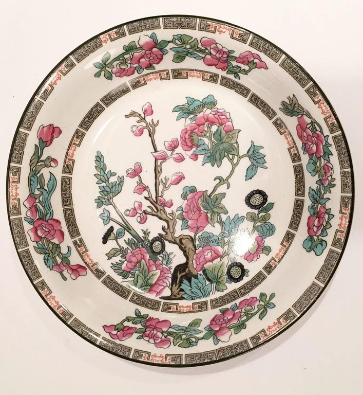 19th Century English China "Indian Tree" 10 Piece Set By, Maddock and ...