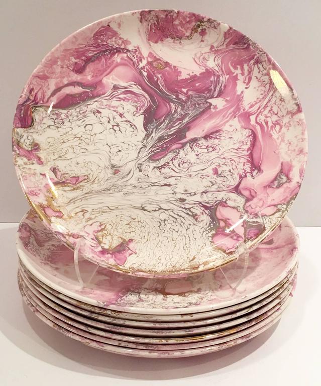 Sascha B Surf Ballet Dinnerware, Set of 18, 1950s at 1stDibs