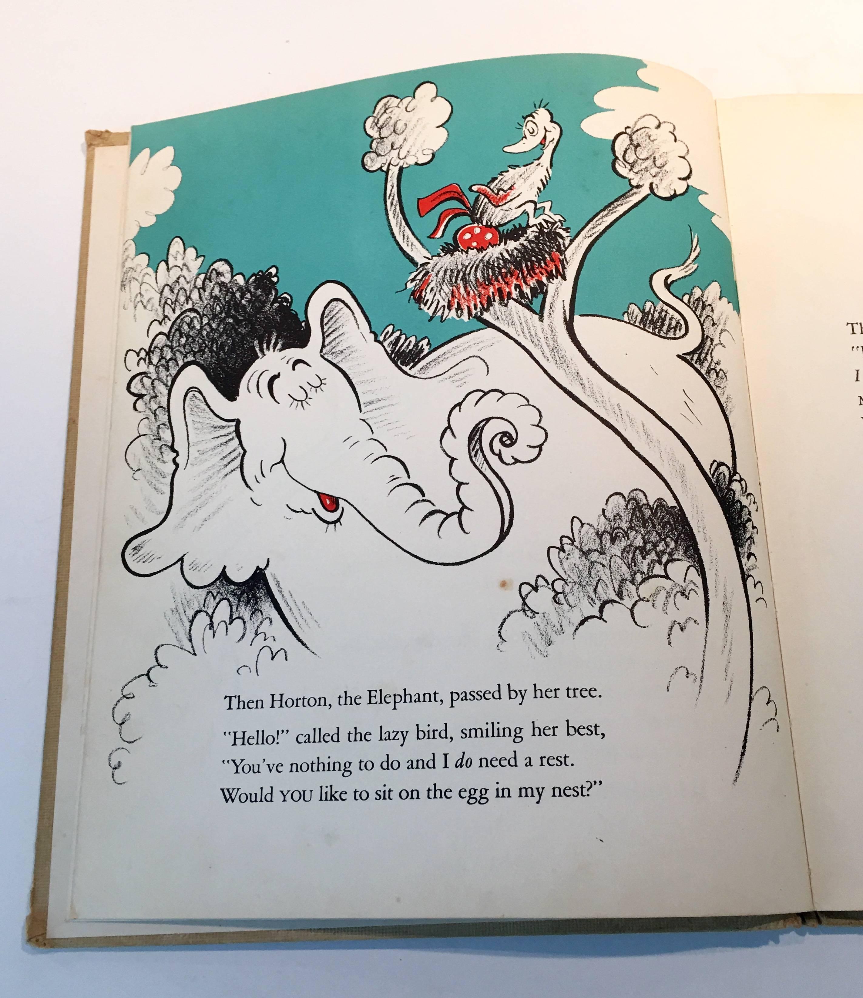 1940 1st Edition of "Horton Hatches The Egg" by Dr. Seuss at 1stDibs ...