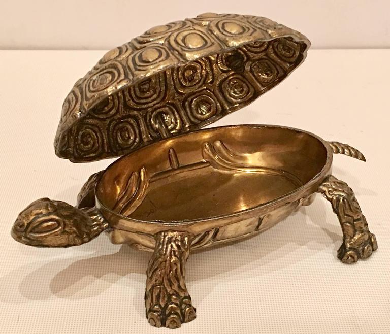 Vintage Set of Three Italian Brass Turtle Boxes at 1stDibs | vintage ...