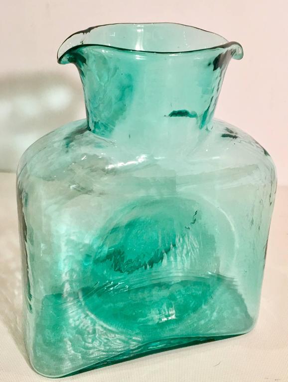 Vintage Set of Three Double Spouted Pitchers by Blenko Glass at 1stDibs ...