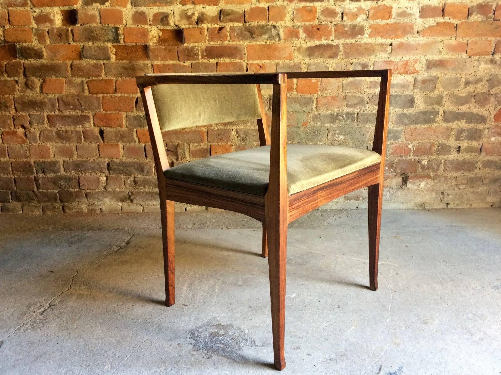 Edward Barnsley Dining Chairs Set of Five Stamped Dated 1978 ...