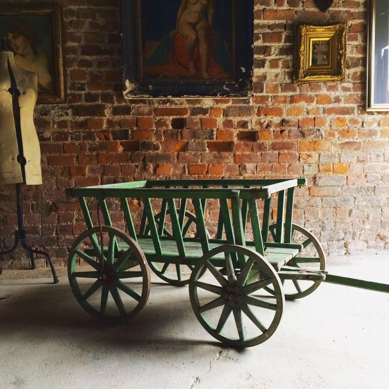 Antique French Flower Cart Hand Cart 19th Century Victorian, Original ...