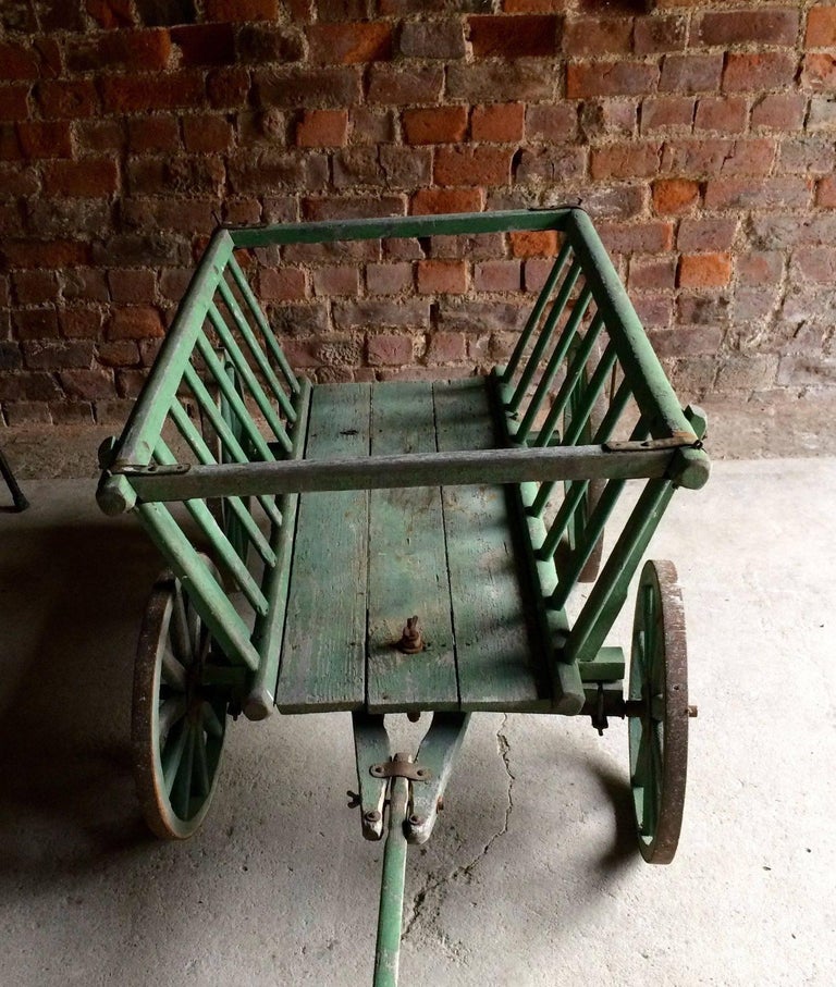 Antique French Flower Cart Hand Cart 19th Century Victorian, Original ...