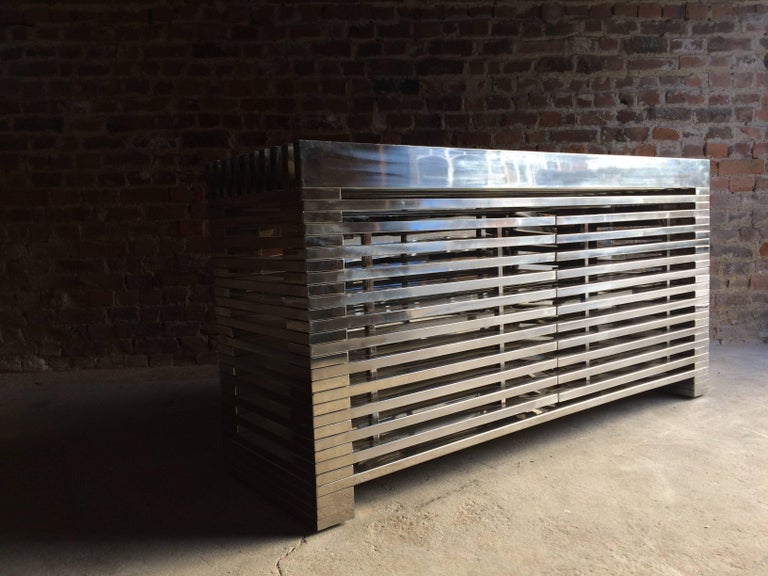Timothy Oulton Zazenne Steel Sideboard Credenza Large RRP £6273 at ...