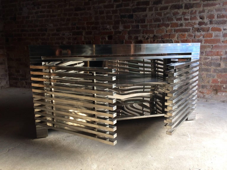 Timothy Oulton Zazenne Steel Sideboard Credenza Large RRP £6273 at ...