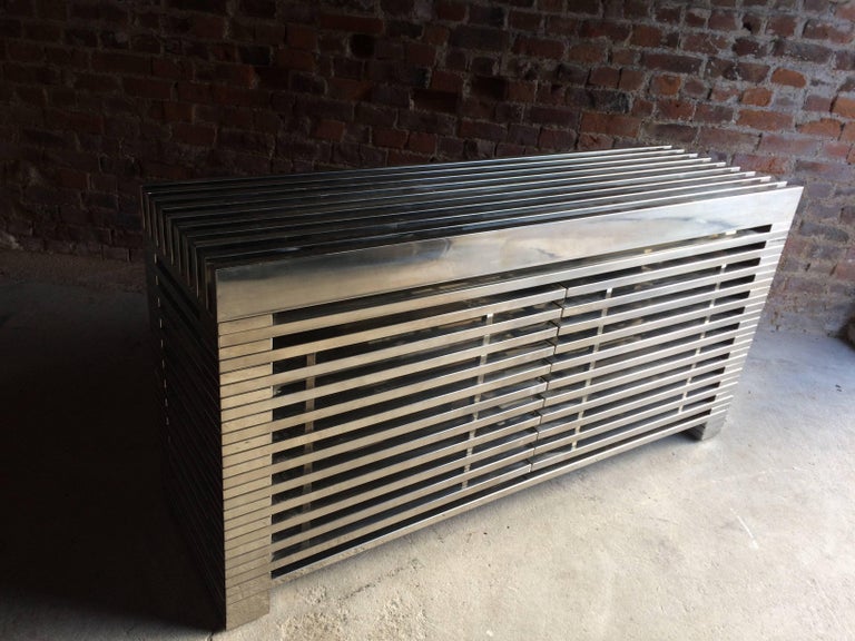 Timothy Oulton Zazenne Steel Sideboard Credenza Large RRP £6273 at ...