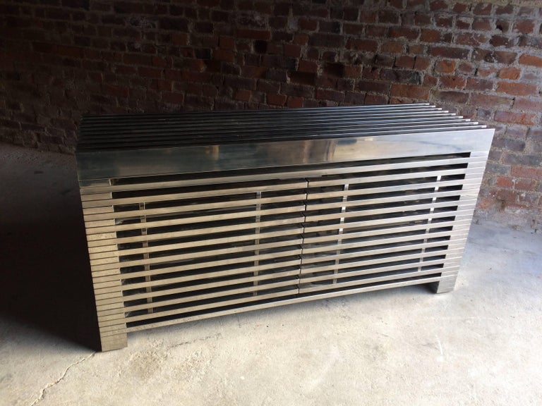 Timothy Oulton Zazenne Steel Sideboard Credenza Large RRP £6273 at ...