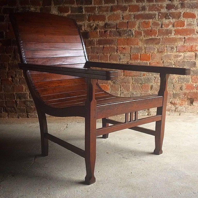 Antique Plantation Chair Planters Chair, Dutch, Early 20th Century ...