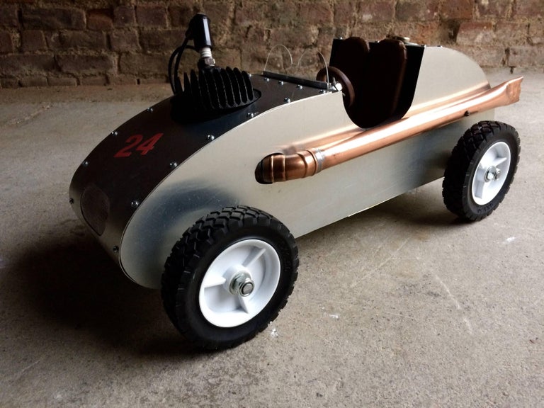 American Racing Car Shelf Art Shop Display Motor Car Model at 1stDibs