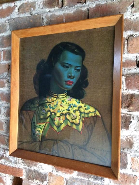 after Vladimir Tretchikoff, "Chinese Girl (The Green Lady)" at 1stDibs