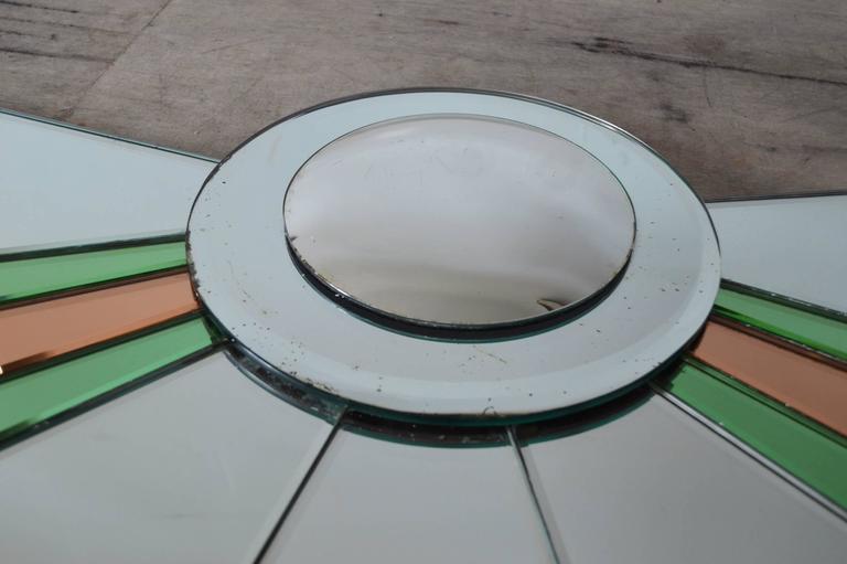 Original Art Deco Fan Shaped Mirror, English, 1930s at 1stDibs