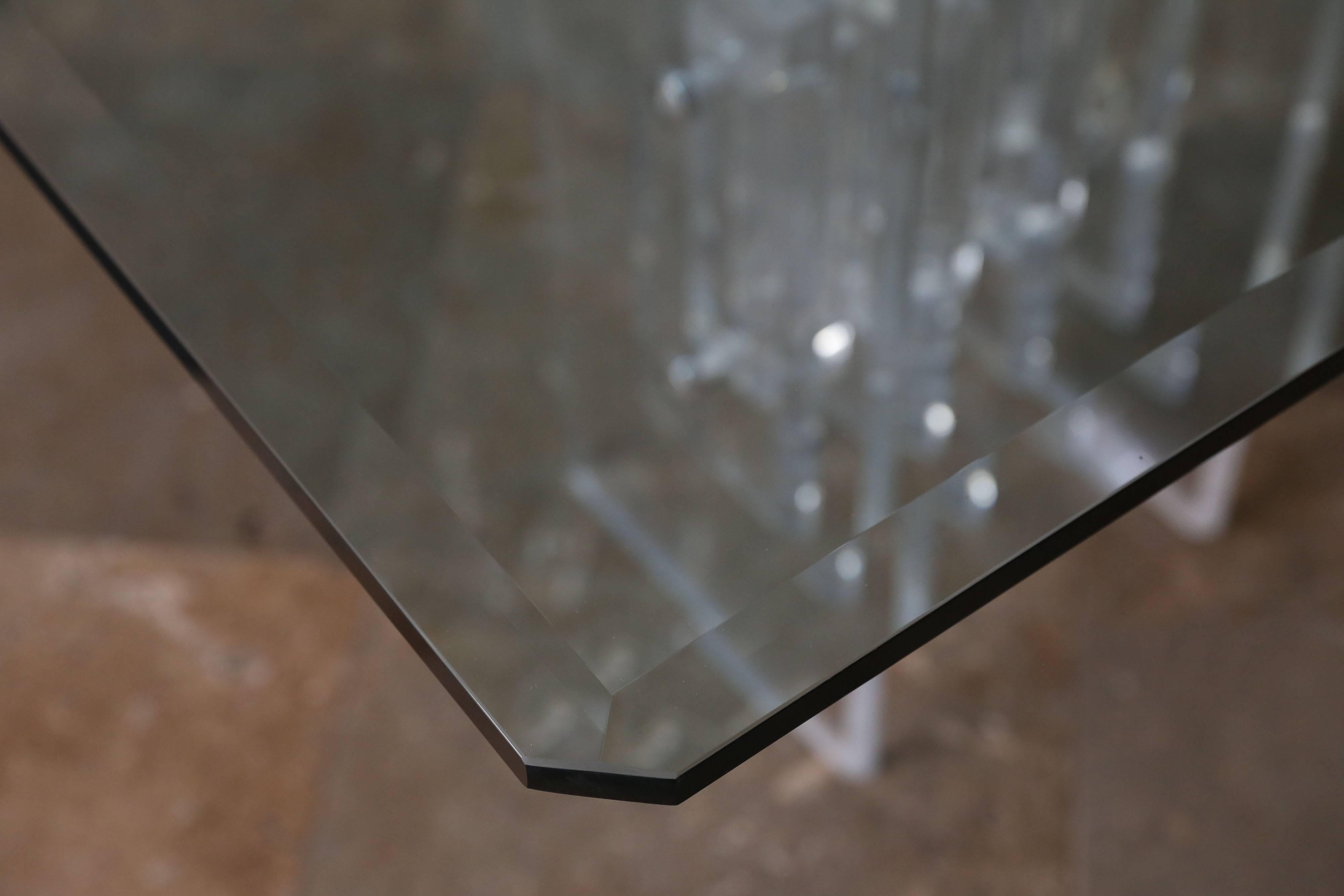 Radiator Table with Lucite Accordion Table Bases at 1stDibs | radiator ...