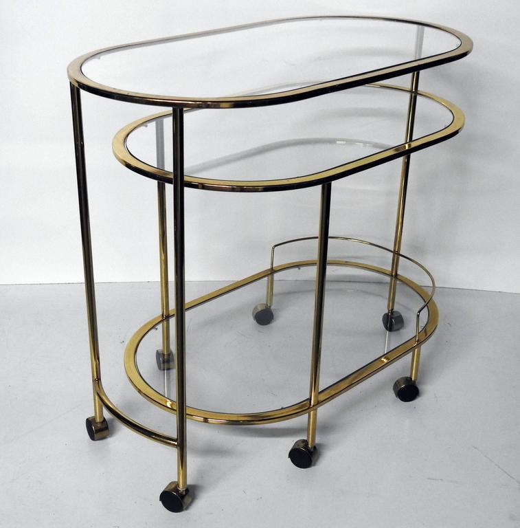 Mid-Century Modern Bar Cart or Cocktail Table For Sale at 1stDibs