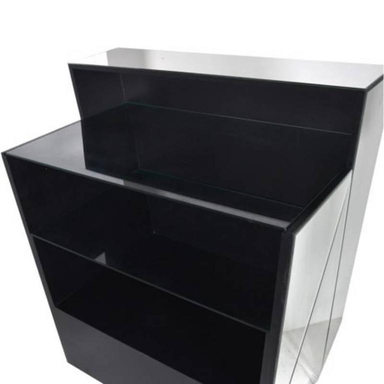 Modern Design Mirrored Bar / Reception Stand For Sale at 1stDibs