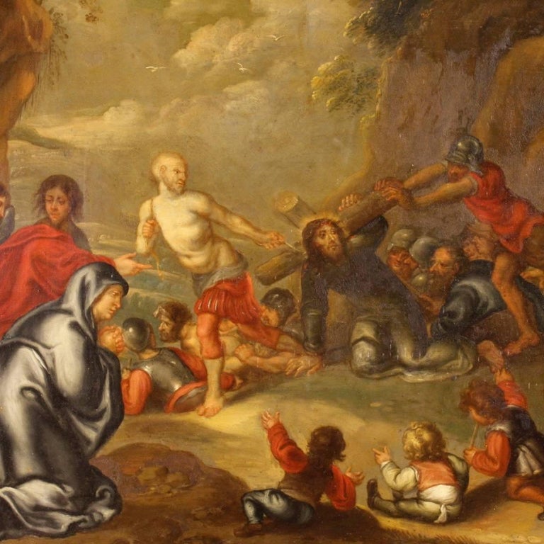 19th Century Dutch Religious Painting For Sale at 1stDibs