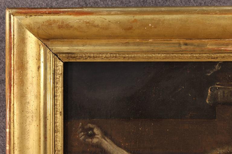 18th Century Oil on Canvas Religious Painting "Crucifixion of Christ" at 1stDibs