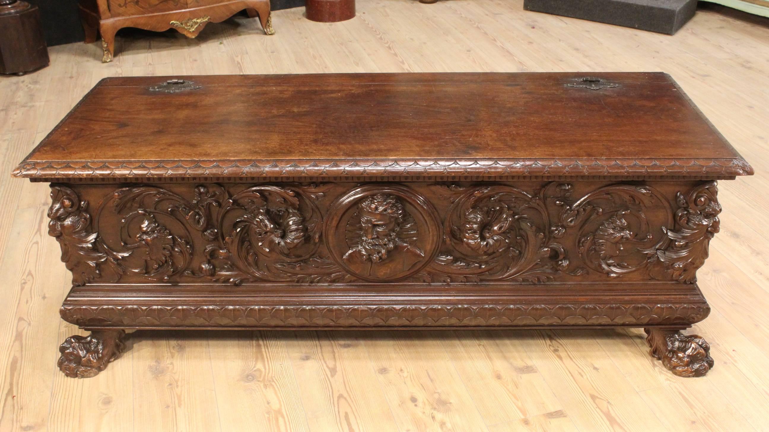 20th Century Italian Carved Chest at 1stDibs