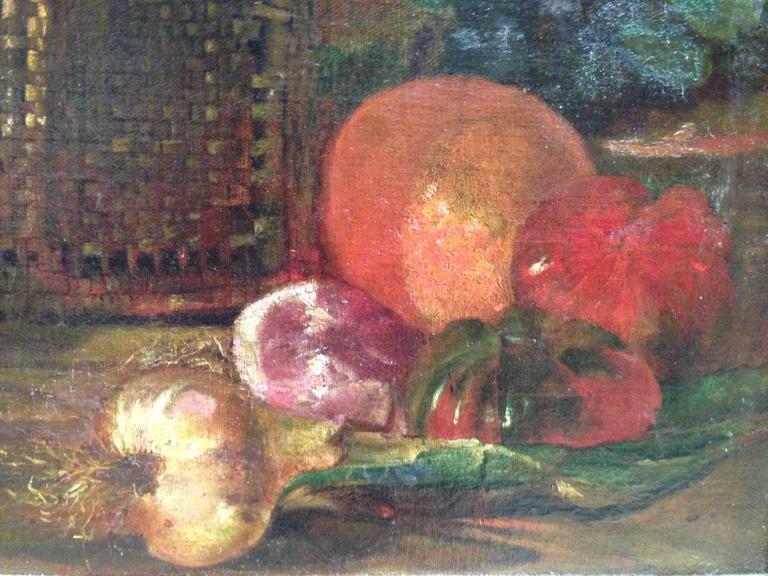 Spanish Painting "Still Life with Lobster" Signed and Dated 1883 For ...