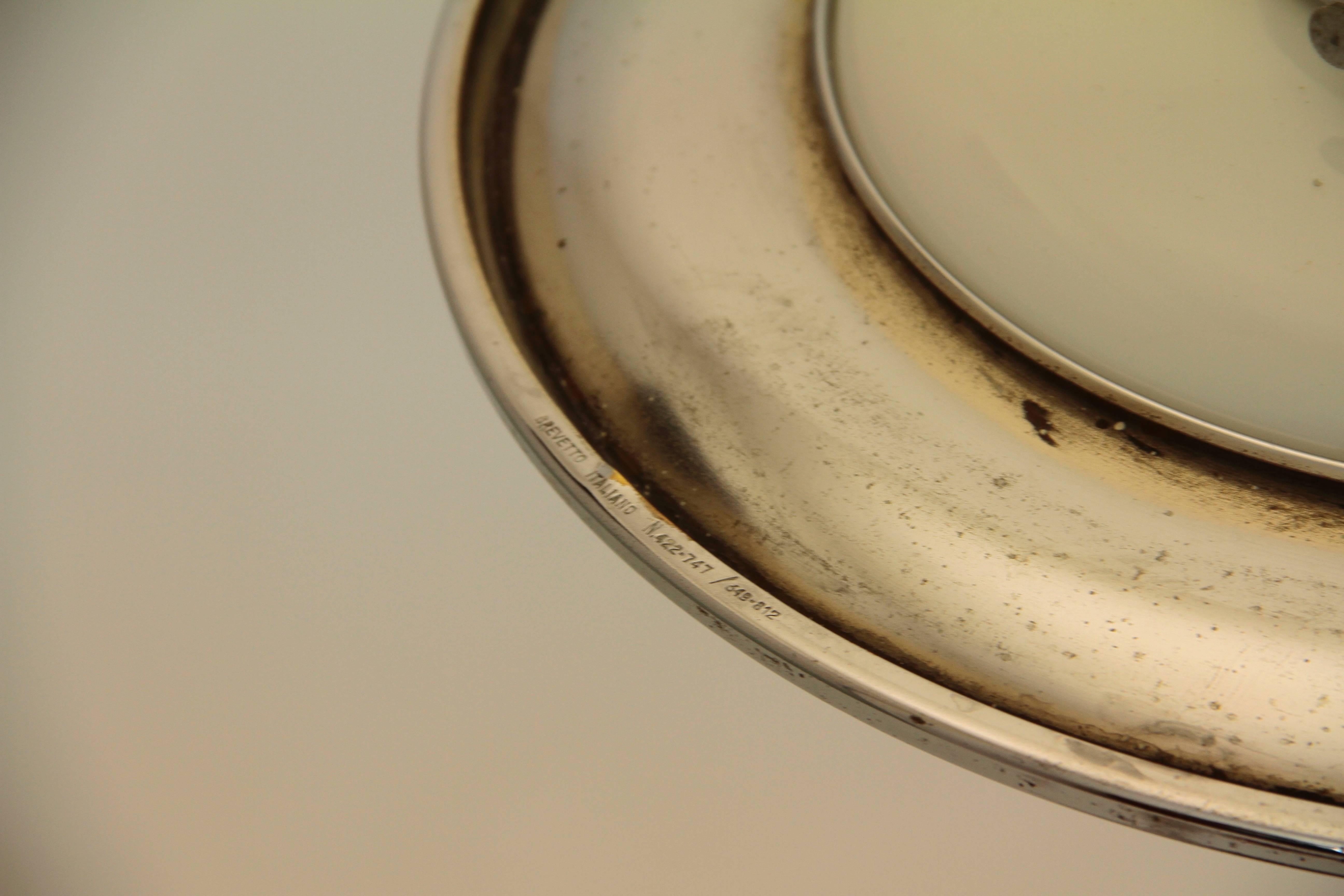 Italian Art Deco Disc-Shaped Ceiling Light at 1stDibs