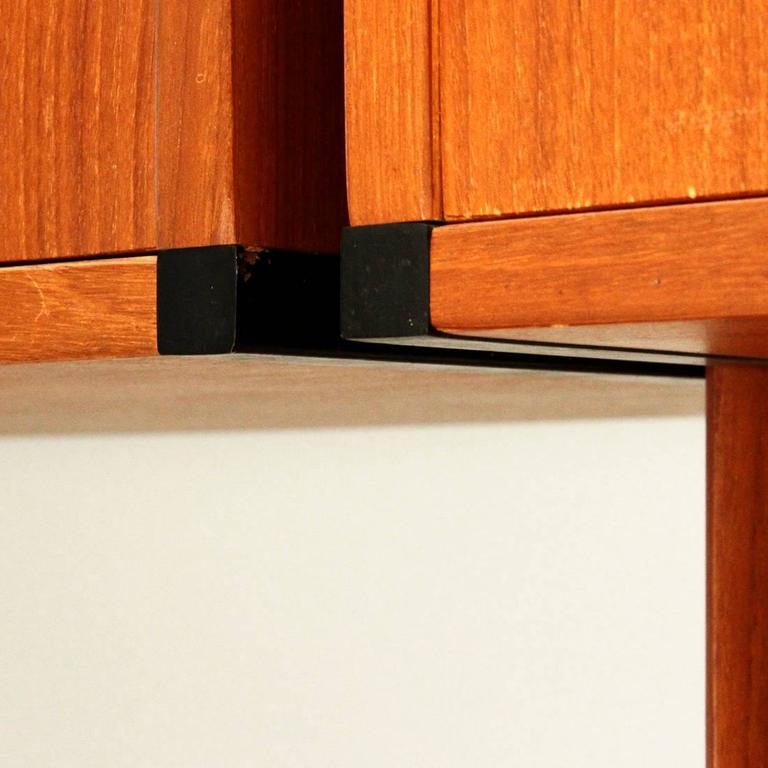 Italian Corner Wall Unit by AV Arredamenti Contemporanei, 1960s at 1stDibs