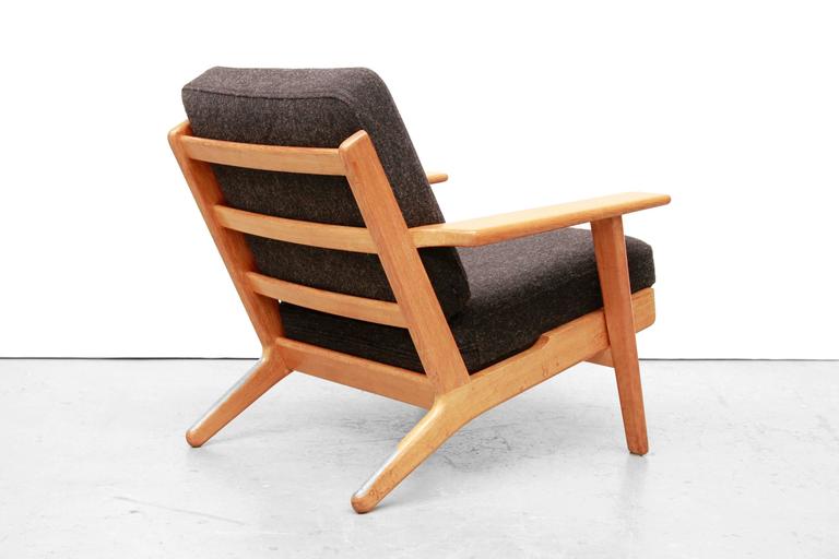 Danish, GE290 Lounge Chair by Hans J. Wegner for GETAMA, 1950s at 1stDibs