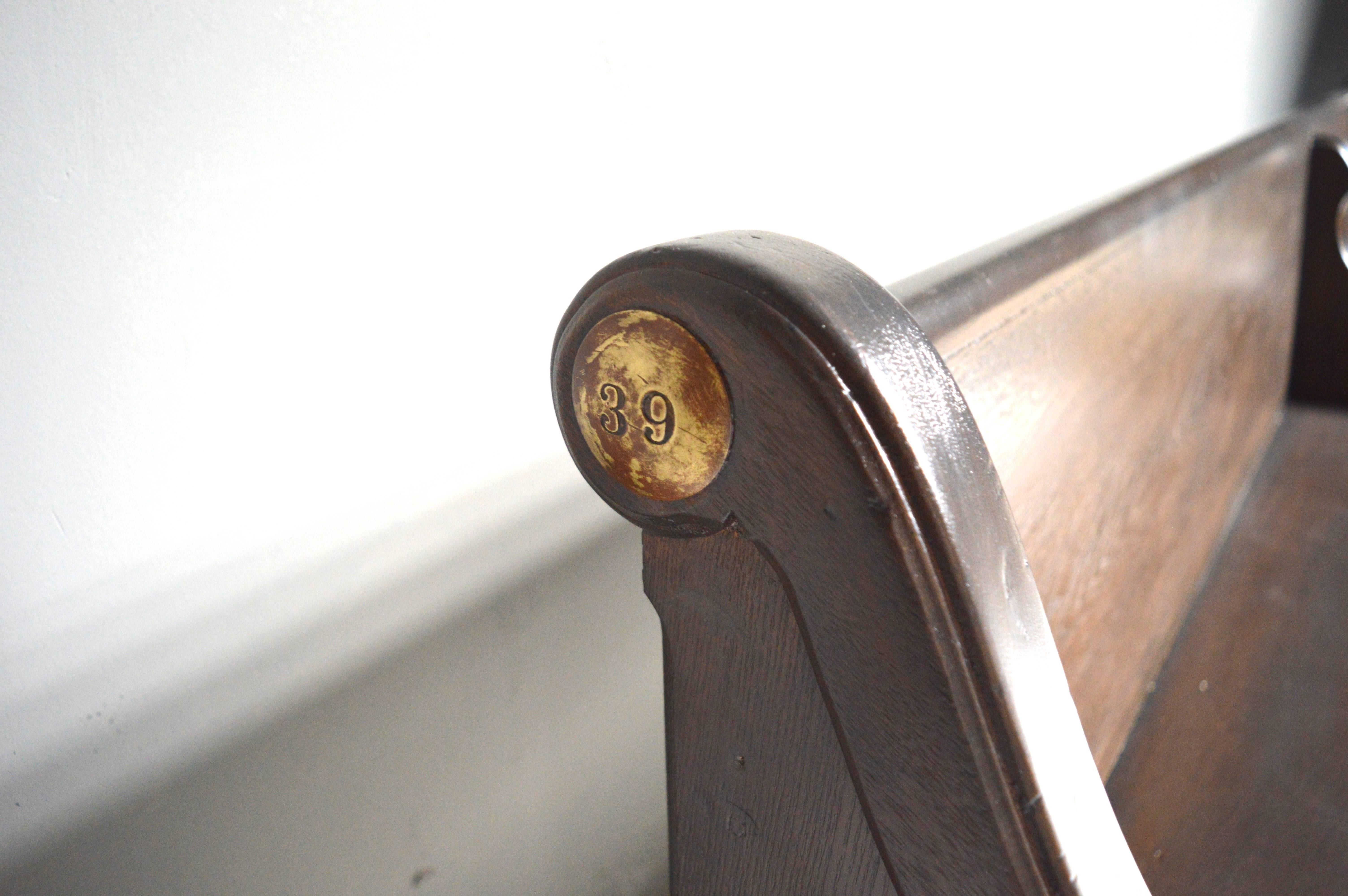 Monumental Church Bench at 1stDibs | 10 foot bench