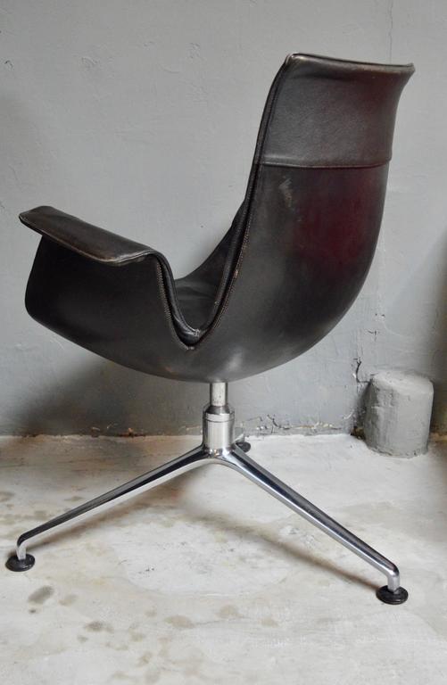 Fabricius "Bird" Desk Chair with Three Legged Base at 1stDibs