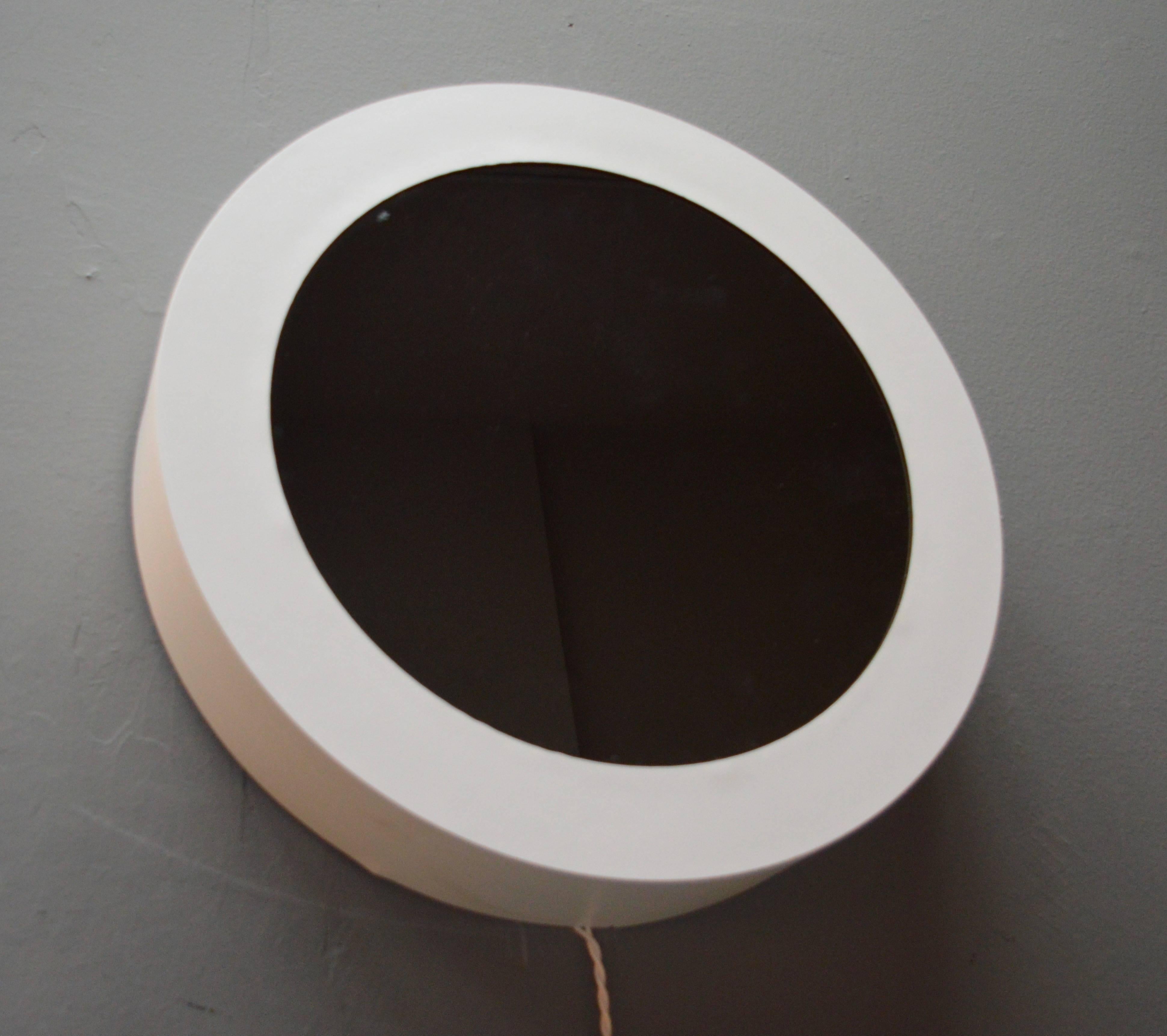 Vintage Round Infinity Mirror at 1stDibs | vintage infinity mirror ...