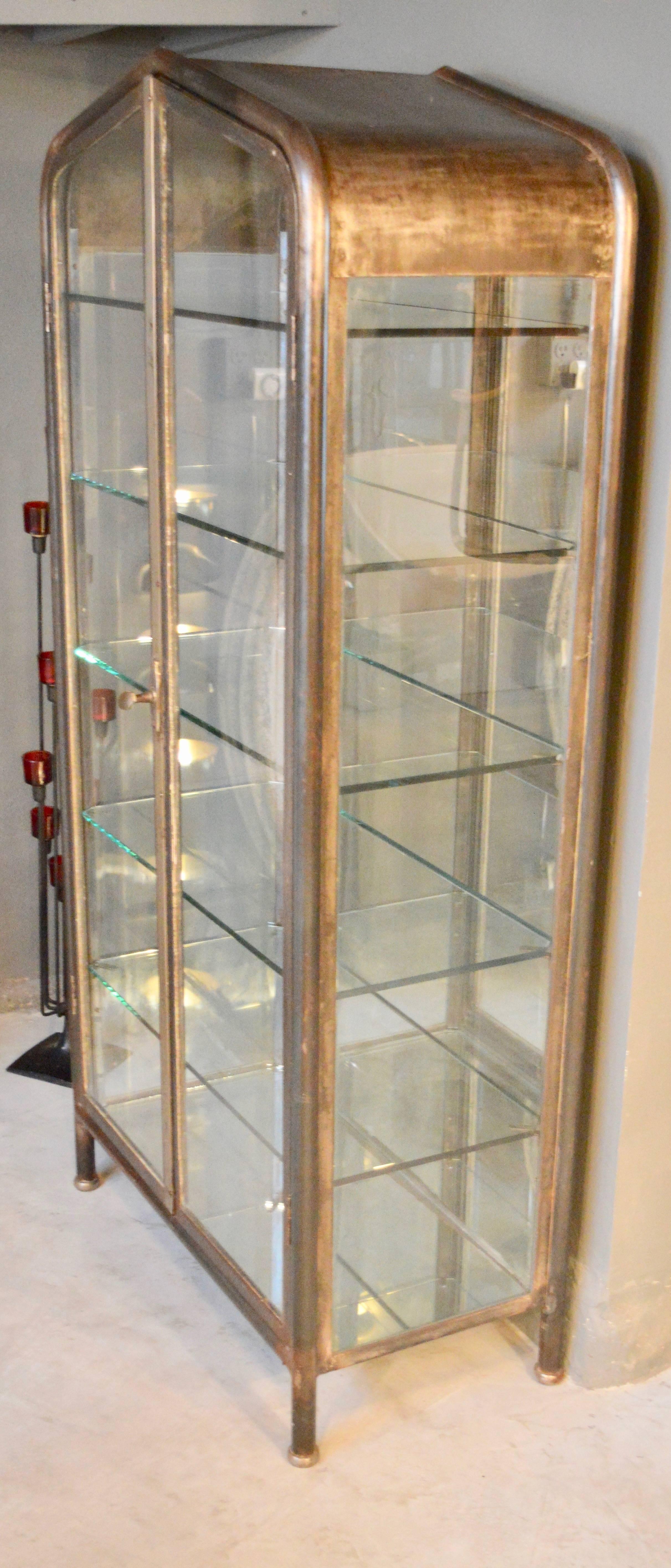 Large Iron and Glass Vitrine at 1stDibs | glass vitrines, vitrine large ...