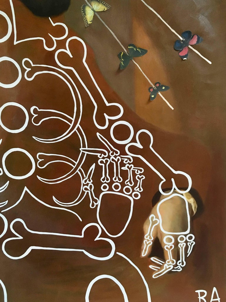 Monumental Original "Chasing Butterflies" Oil Painting by Butch Anthony ...