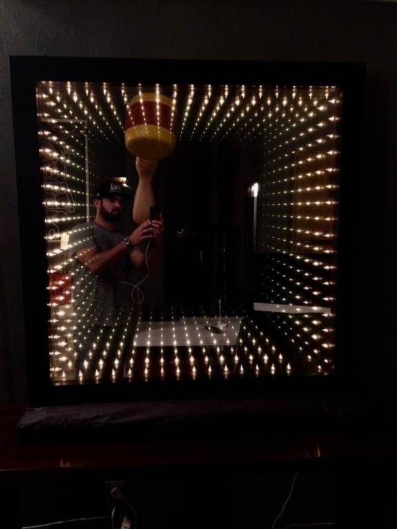 Monumental Infinity Mirror at 1stDibs