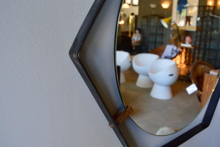 Italian Pentagon Floating Mirror at 1stDibs