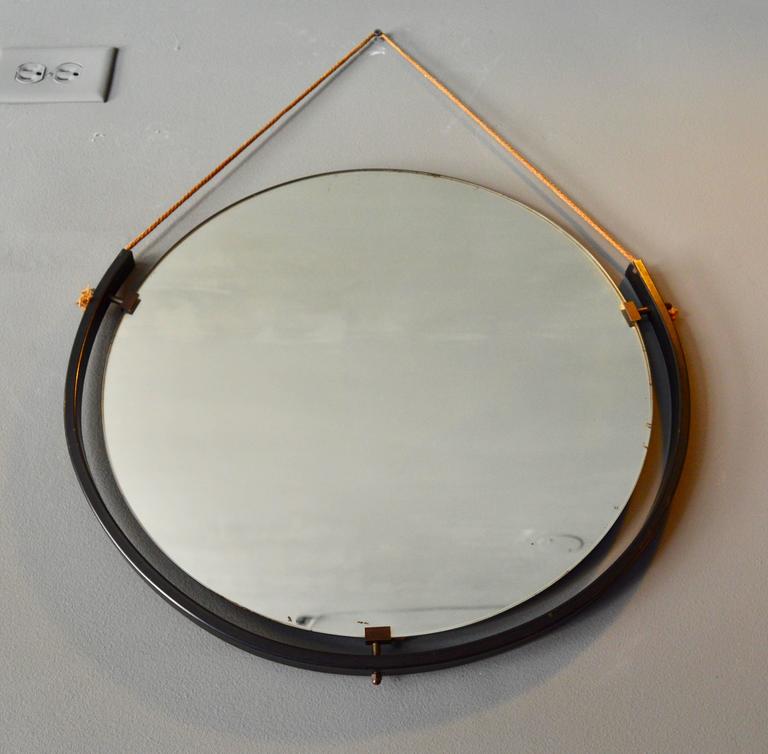 Set of Round Italian Floating Mirrors For Sale at 1stDibs