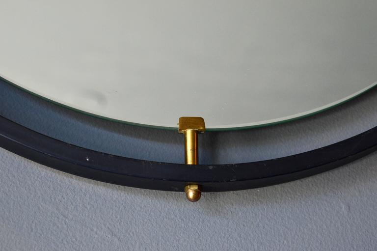 Set of Round Italian Floating Mirrors For Sale at 1stDibs