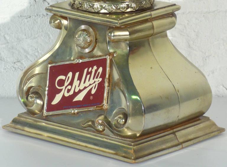 Schlitz Beer Colombian Princess Statue Lamp For Sale at 1stDibs ...