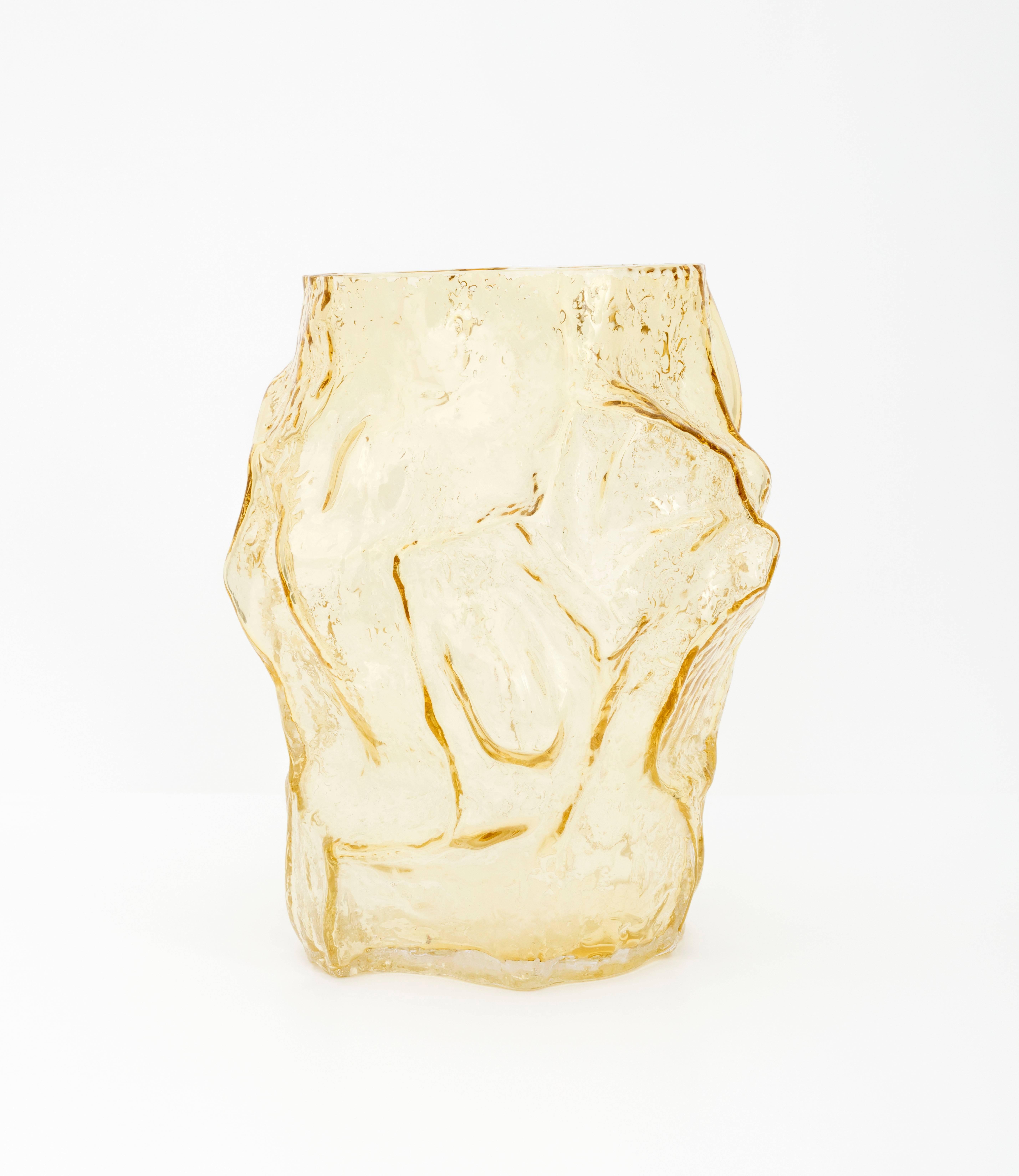Mountain Vase by FOS For Sale at 1stDibs | fos vase, fos glass vase