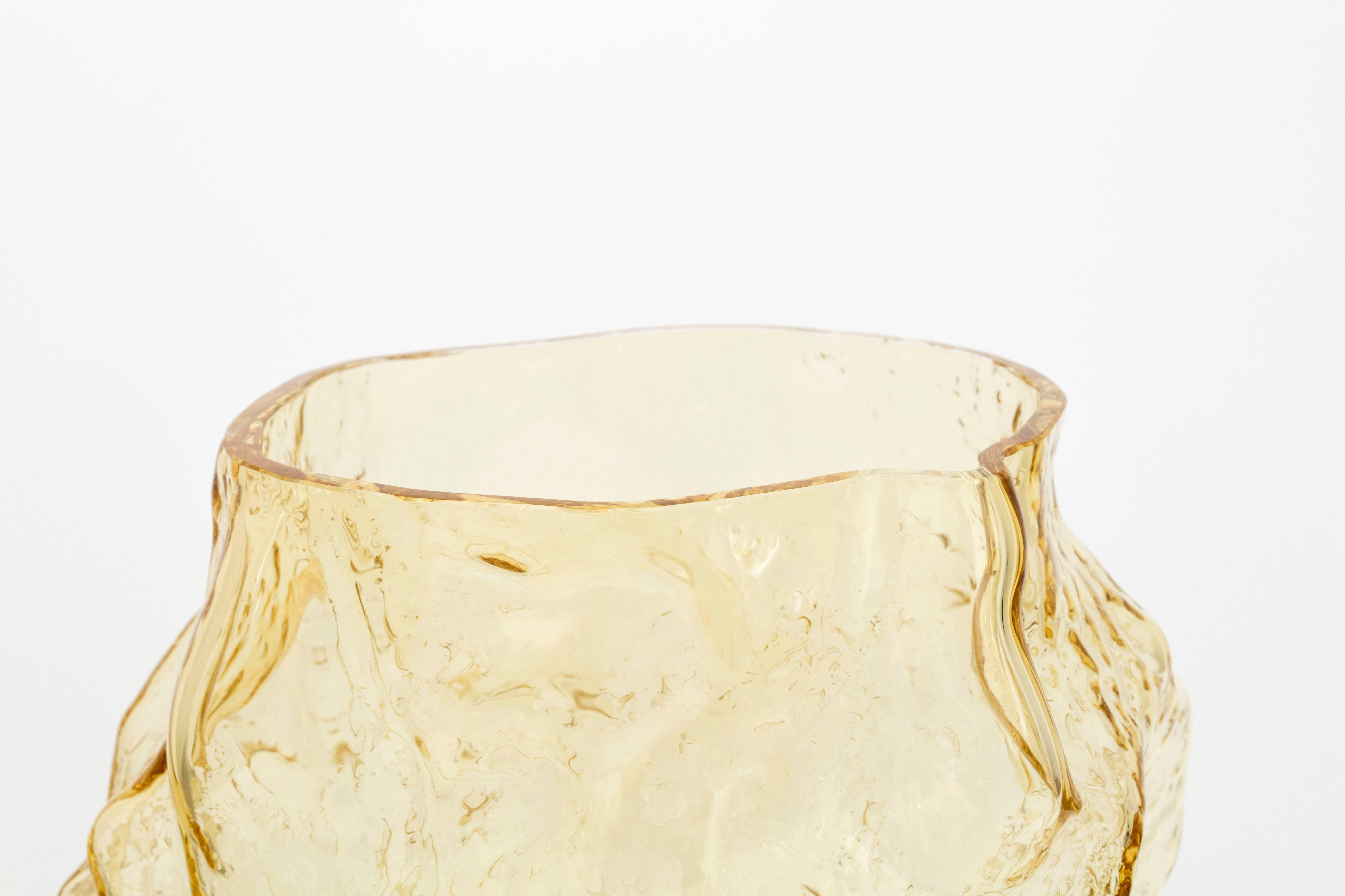 Mountain Vase by FOS For Sale at 1stDibs | fos vase, fos glass vase