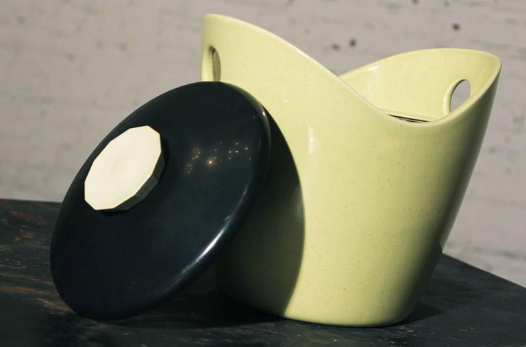Ceramic Ice Bucket by the American Thermos Bottle Co. Mid-Century ...