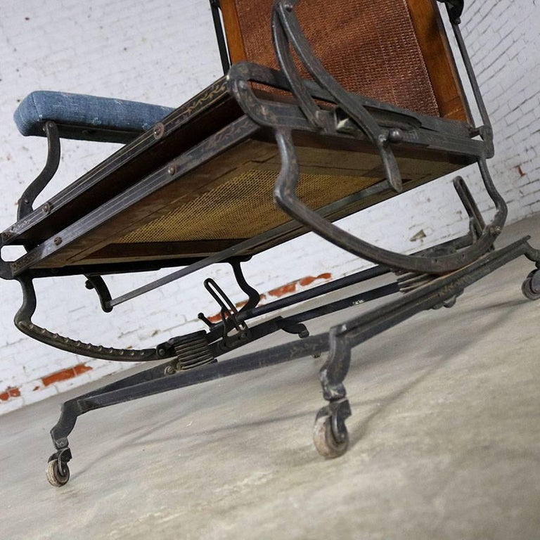 Marks Adjustable Folding Chair Company Campaign Style Invalid Deck ...