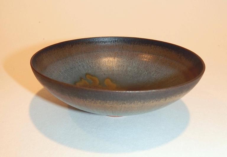 Gertrud and Otto Natzler Studio Pottery Bowl, circa 1950s at 1stDibs