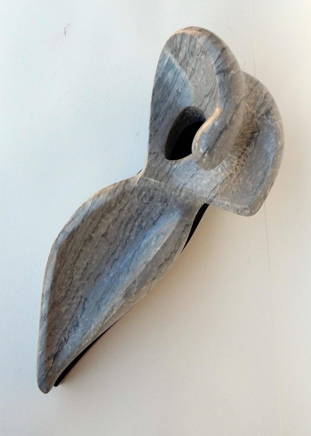 Miklos Sebek Large Marble Sculpture, 1972, Reclining Figure For Sale at ...