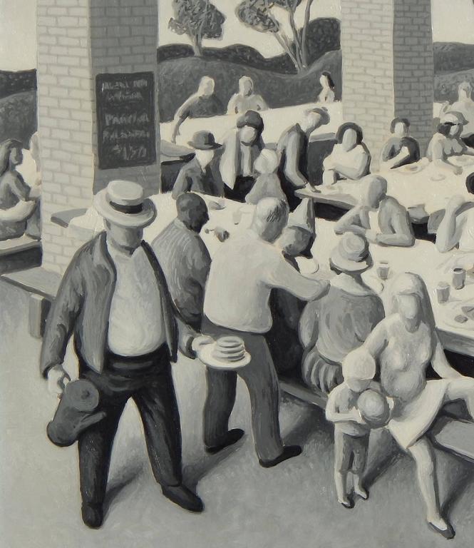 Roger Medearis Painting, Pancake Breakfast at 1stDibs | roger medearis ...