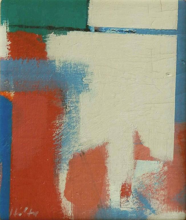 Carl Holty German American Artist Abstract Painting, "Break Through ...
