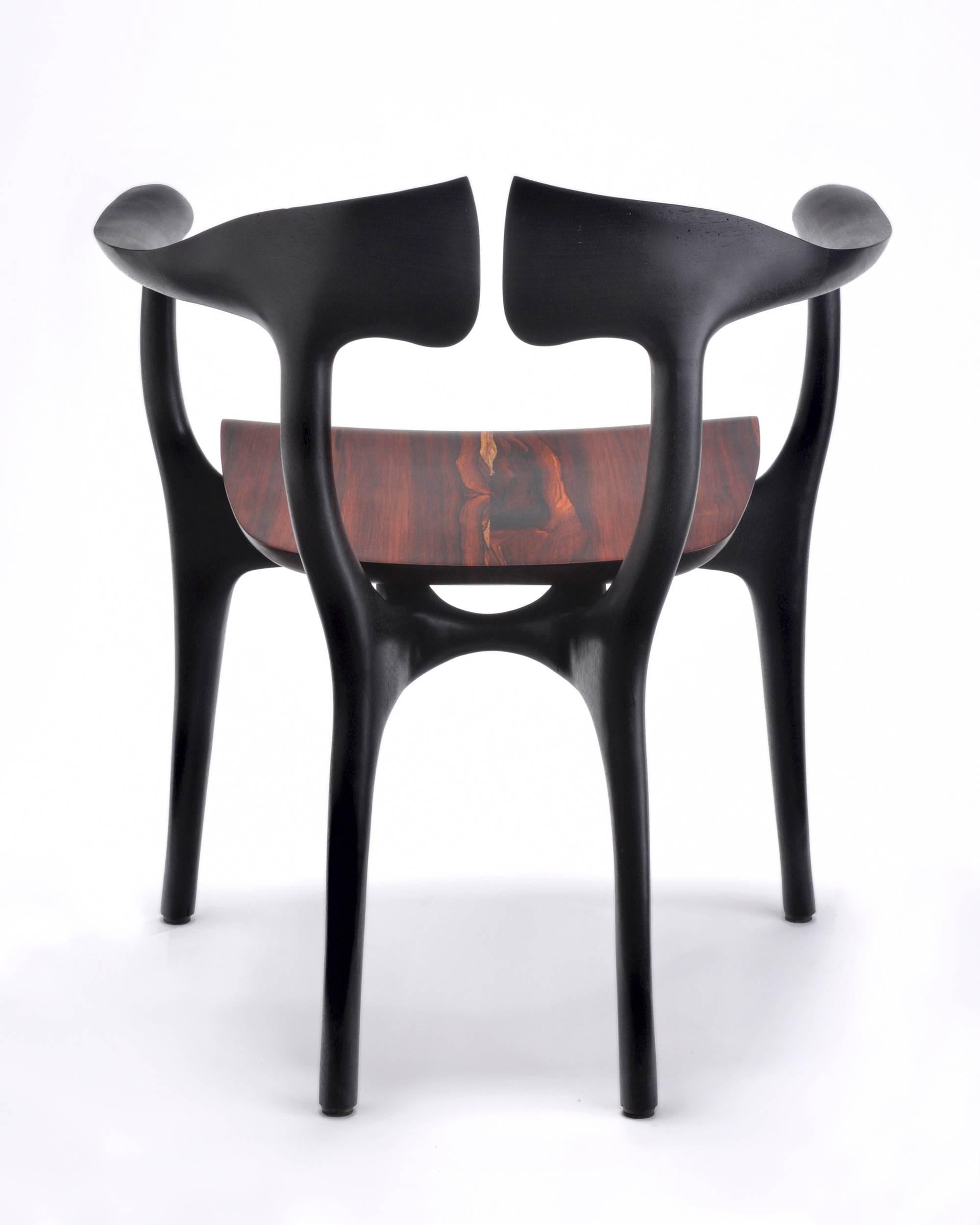 Handcrafted Wood "Swallowtail" Armchair by Brian Fireman at 1stDibs ...