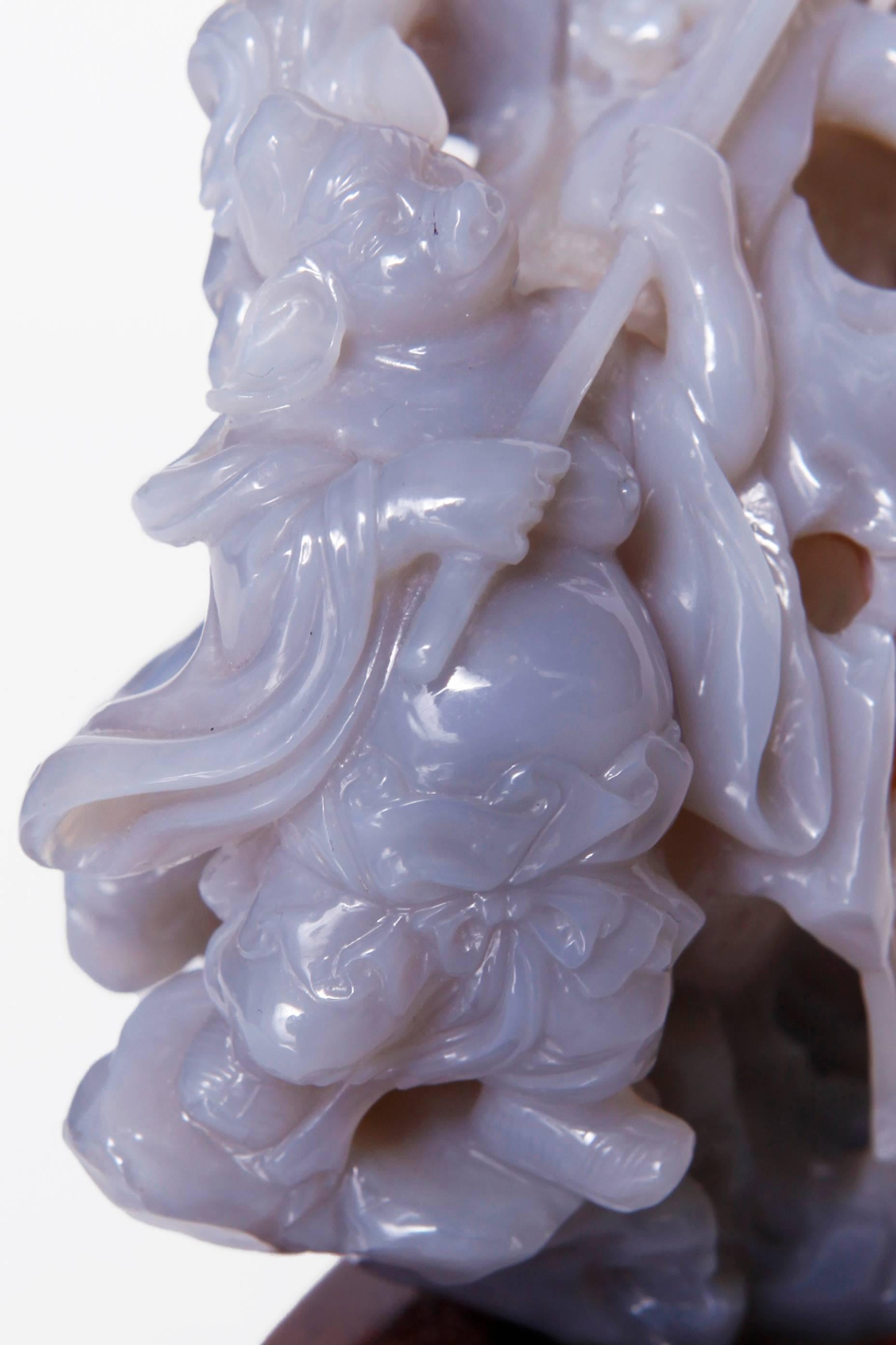 Chinese Agate Carved Grouping at 1stDibs