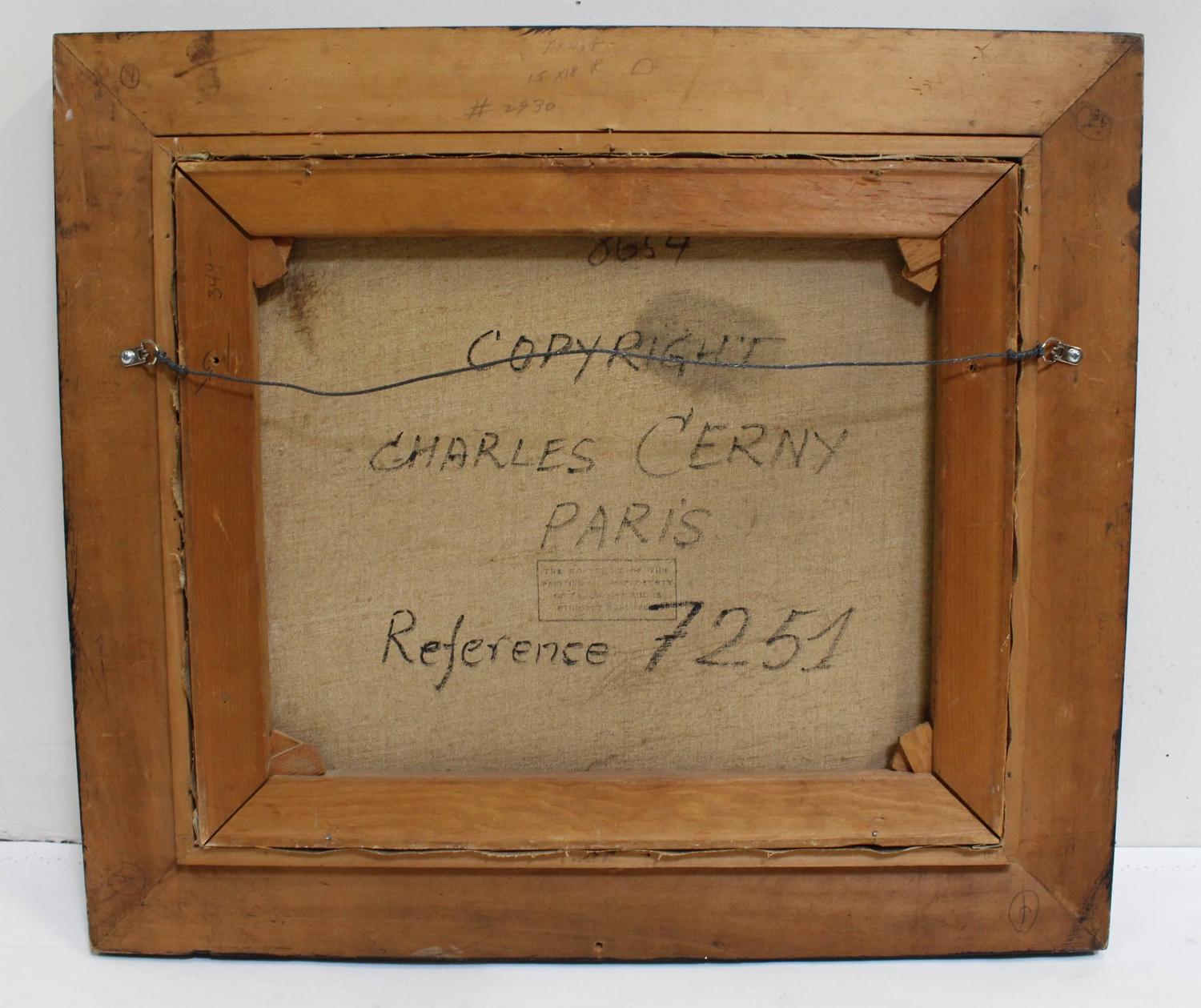 Still Life Painting of Men's Grooming Items by Charles Cerny For Sale at 1stdibs