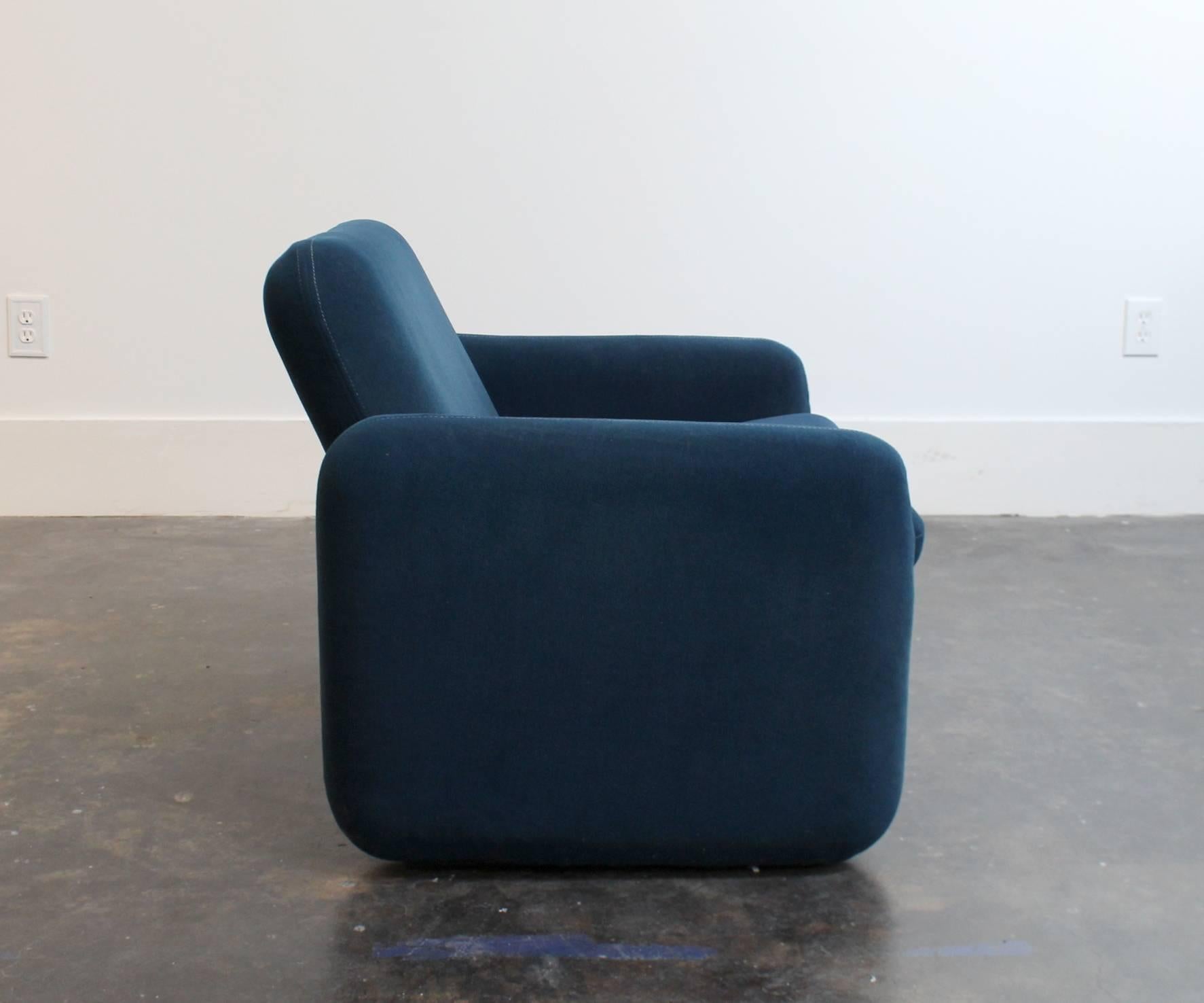 1970s Modern Ray Wilkes for Herman Miller "Chicklet" Loveseat and Chair ...