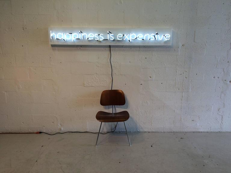 Happiness is Expensive Neon Sign in the Style of Alejandro Diaz at ...